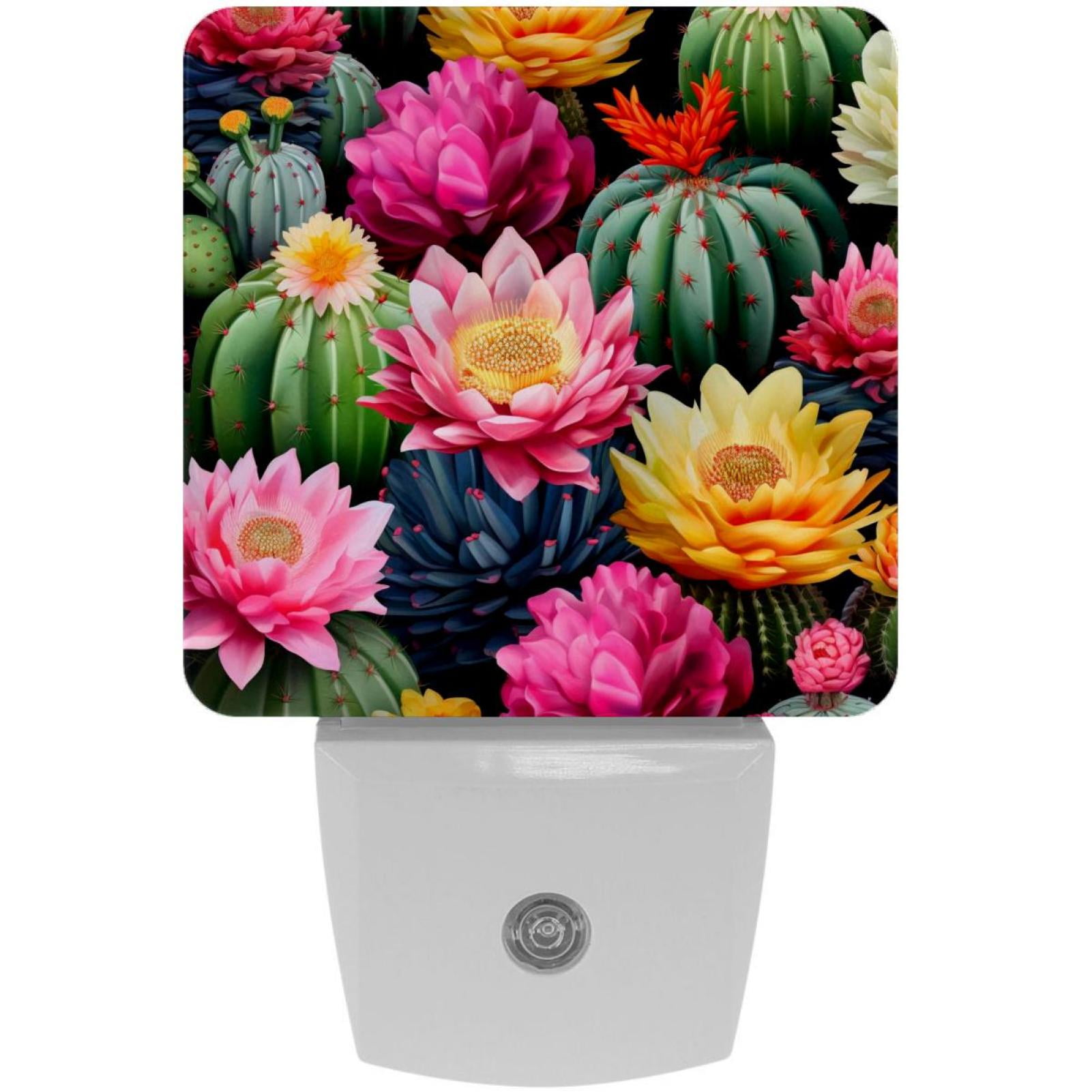 Cactus LED Square Night Lights - Small and Stylish Energy-Saving Lamps ...