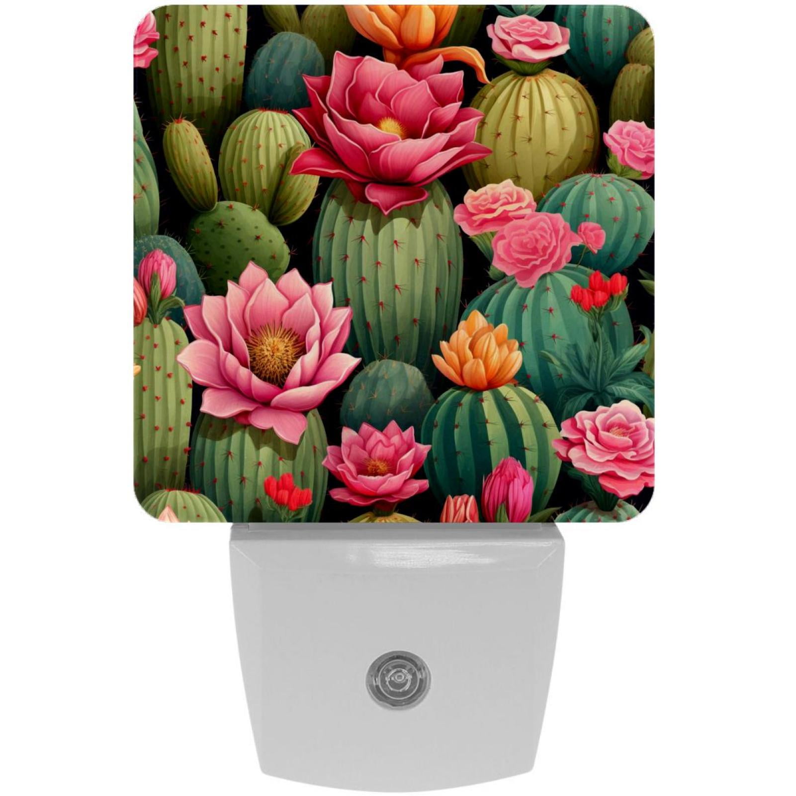Cactus LED Square Night Lights - Stylish and Energy-Efficient Lighting ...