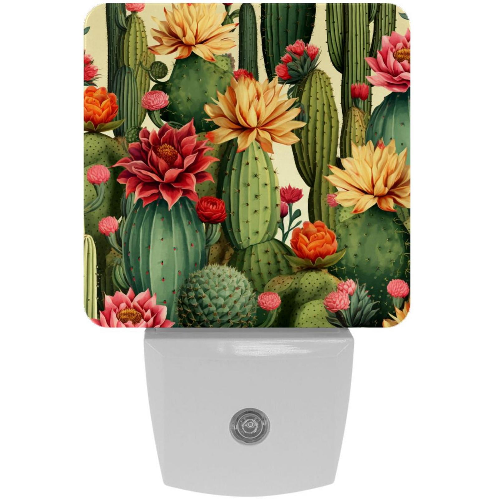Cactus LED Square Night Lights - Stylish and Energy-Efficient Lighting ...