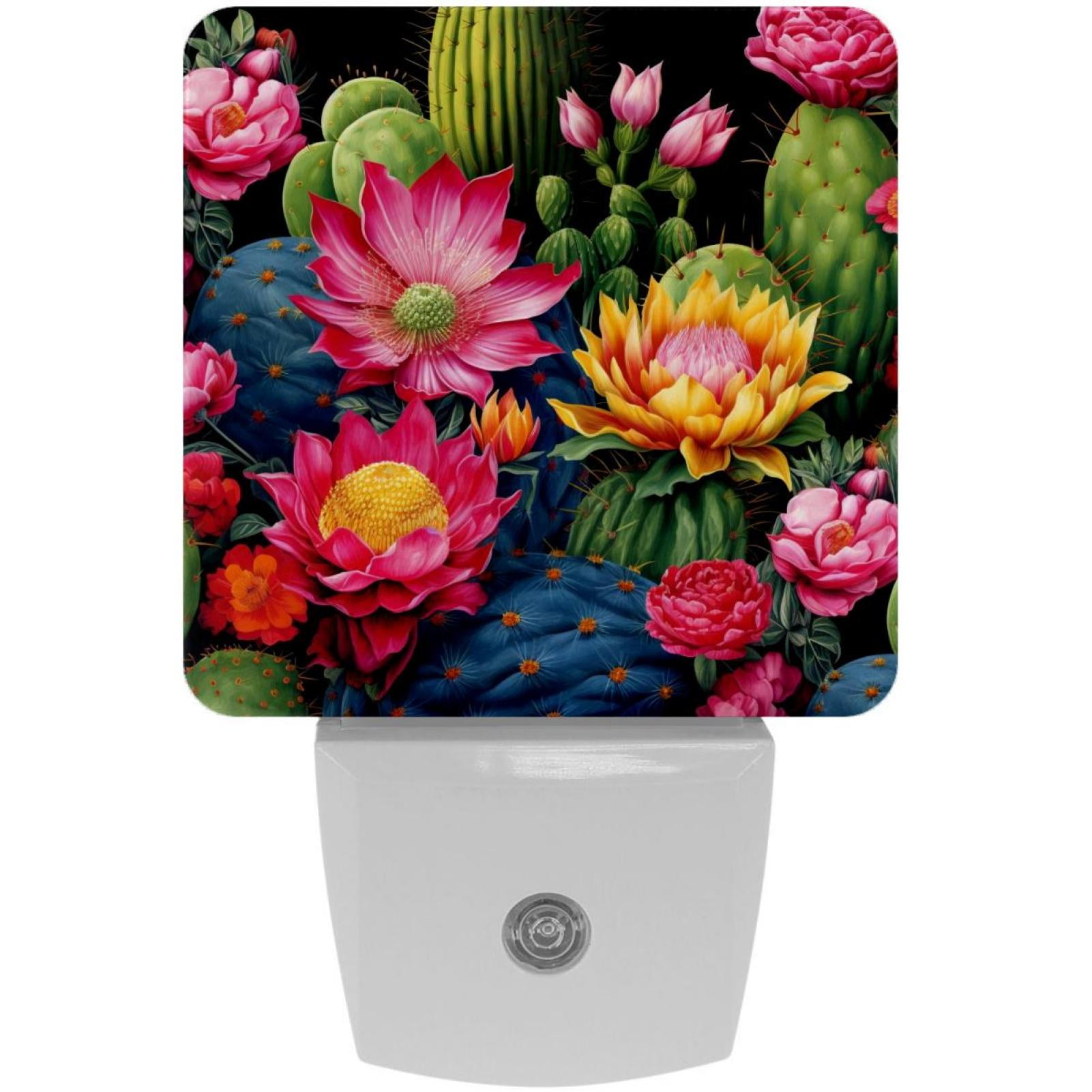 Cactus LED Square Night Lights - Stylish and Functional Nightlight for ...