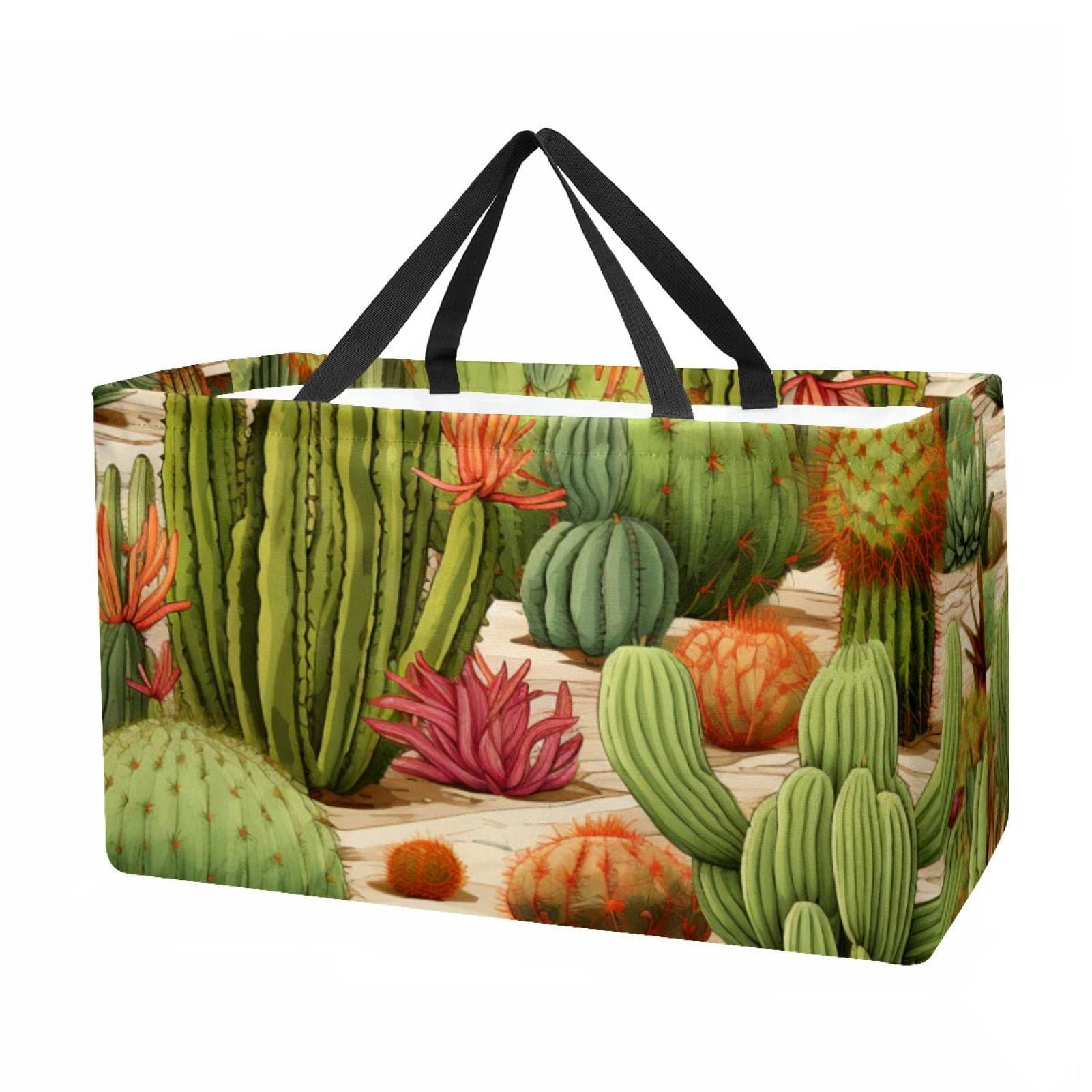 Cactus Large Capacity Reusable Foldable Oxford Cloth Storage Bins ...