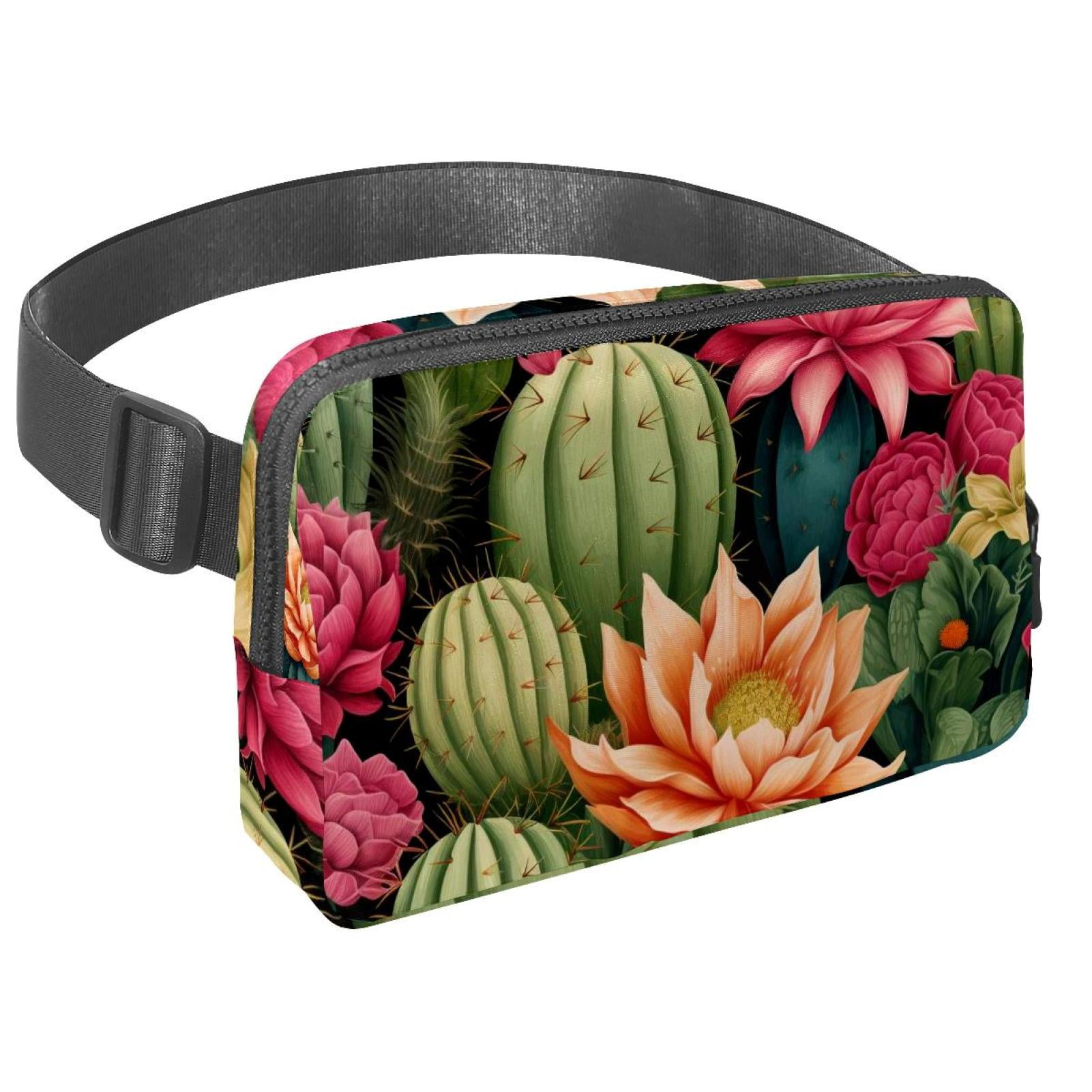 Cactus Lightweight, Adjustable Waist Bag with Extension Strap - Unisex ...