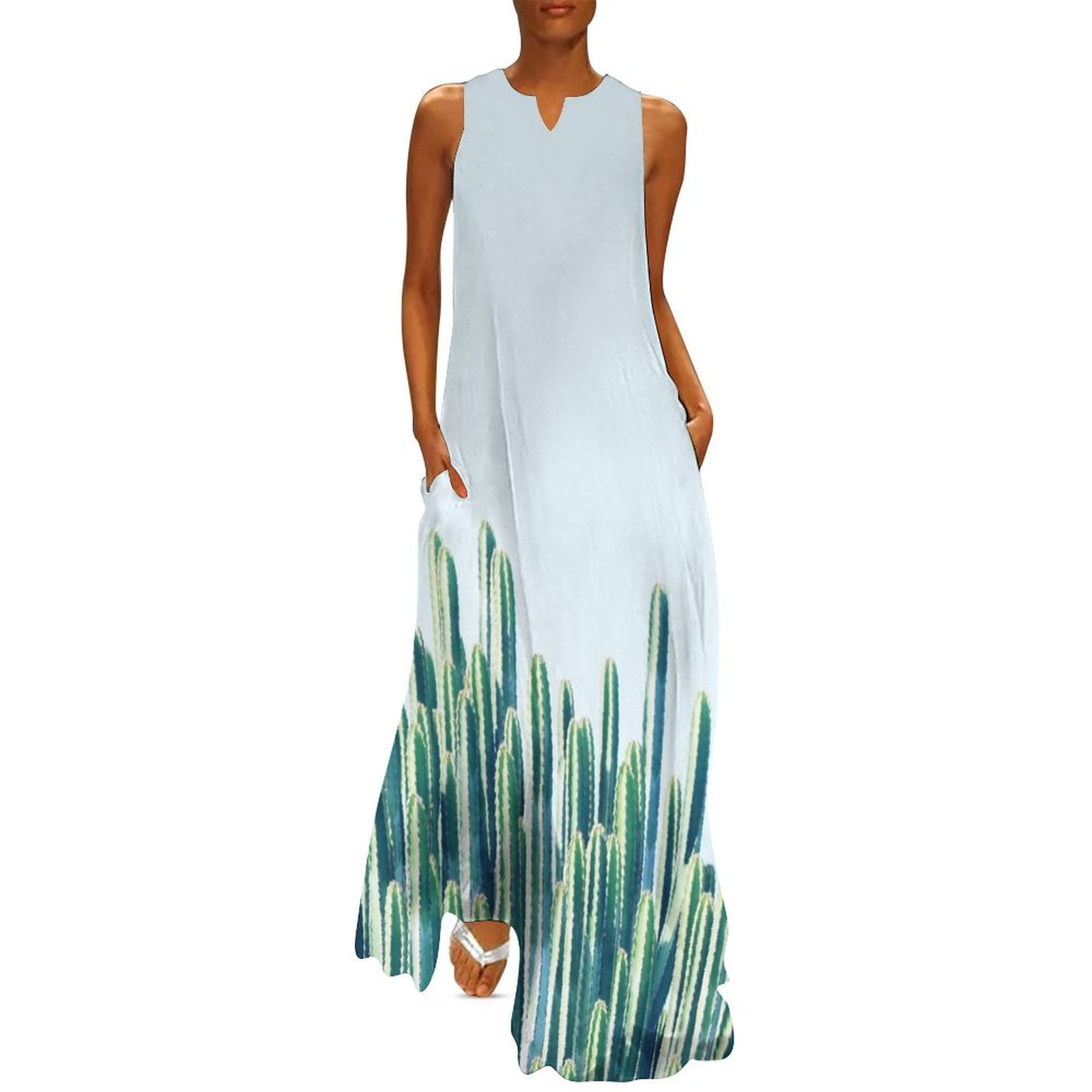 Cactus Long Dress Luxury Woman Evening Dress Long Veiled Dresses ...