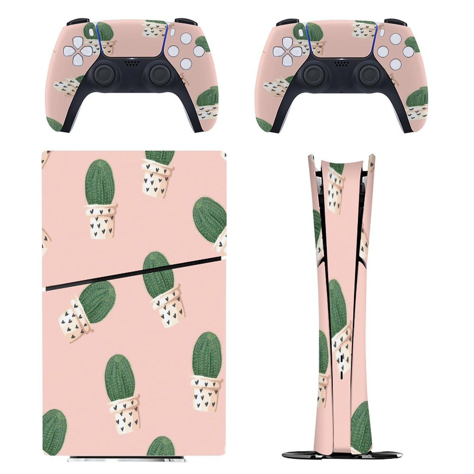 Cactus, Love, Summer PS5/PS5 Slim Digital Disc Skin Sticker For Console ...