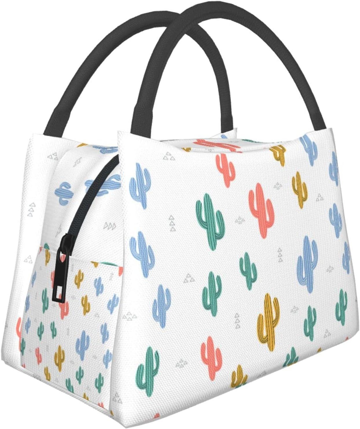 Cactus Lunch Box Plants Picnic Bags Cute Tote Insulated Portable Lunch ...