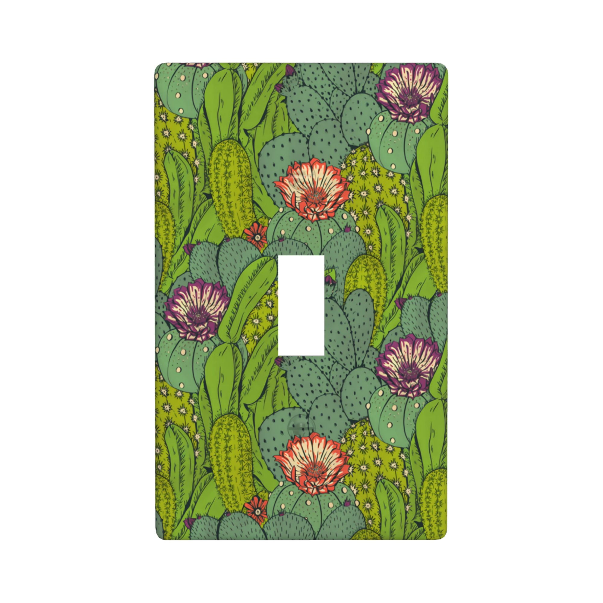 Cactus Mammillaria Peyote Opuntia Single Toggle Light Switch Plate ...