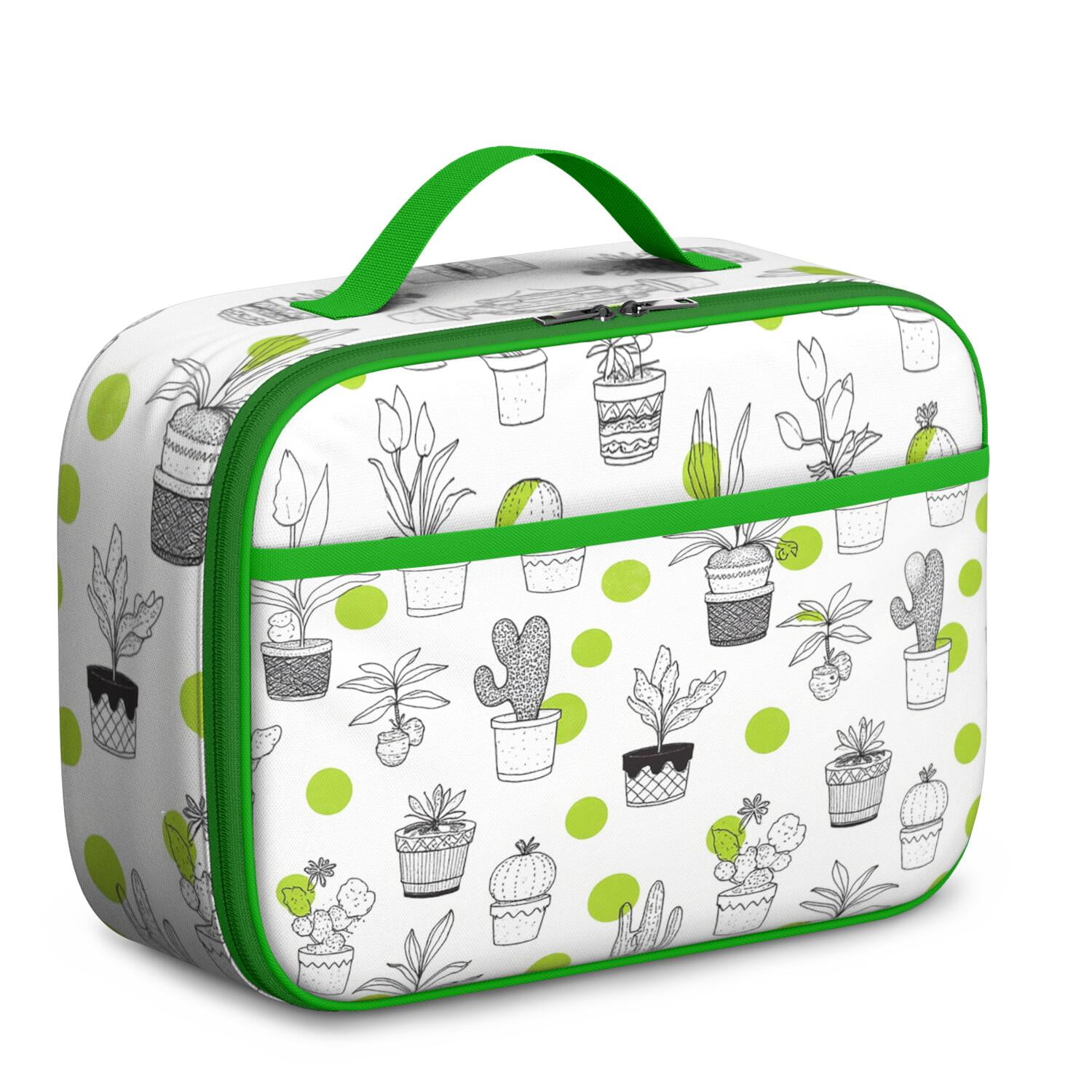 Cactus Men Lunch Box for School Reusable Food Carry Bag for Women Men ...