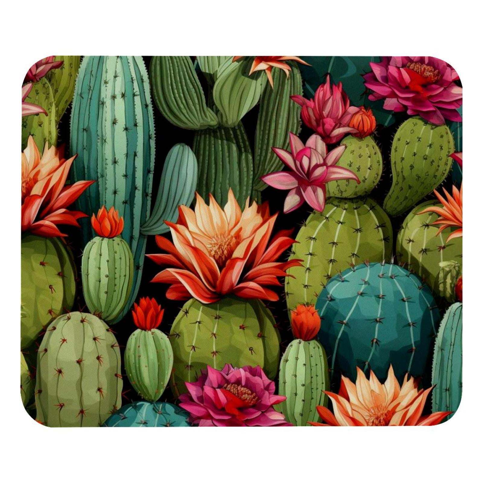 Cactus Mouse Pad for Wireless Mouse Home Office Desk Laptop with Rubber ...