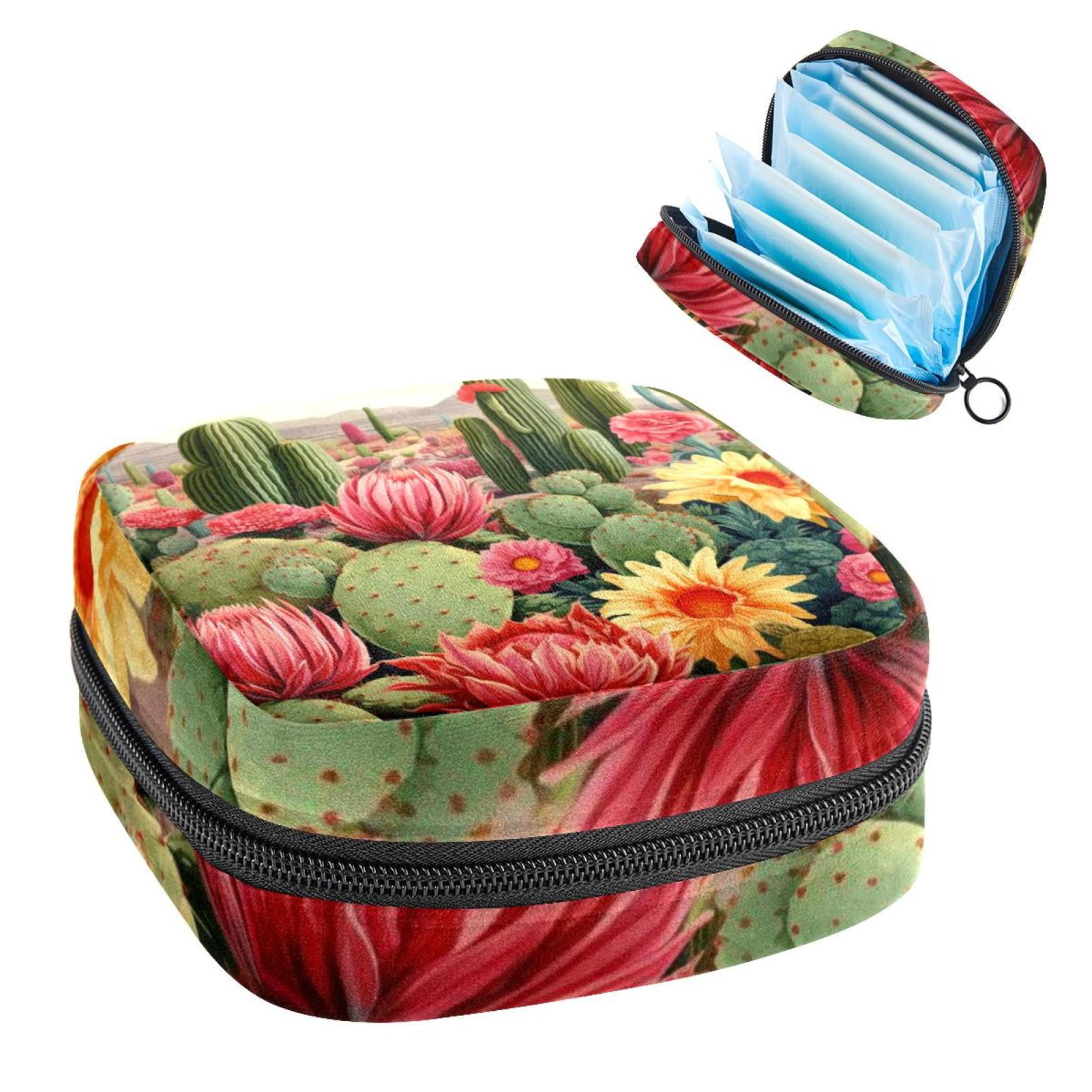 Cactus Pad Bag Period Pouch Travel Pouch Women Small Stationary Pouch ...