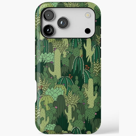 Cactus Pattern Succulent Desert Art Phone Cover for iPhone 11 12 13 14 ...