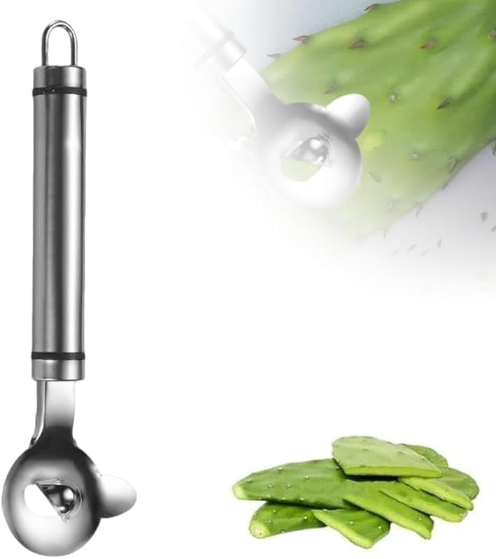 Cactus Peeler Tool, Stainless Steel Cactus Thorn Remover, Multi ...