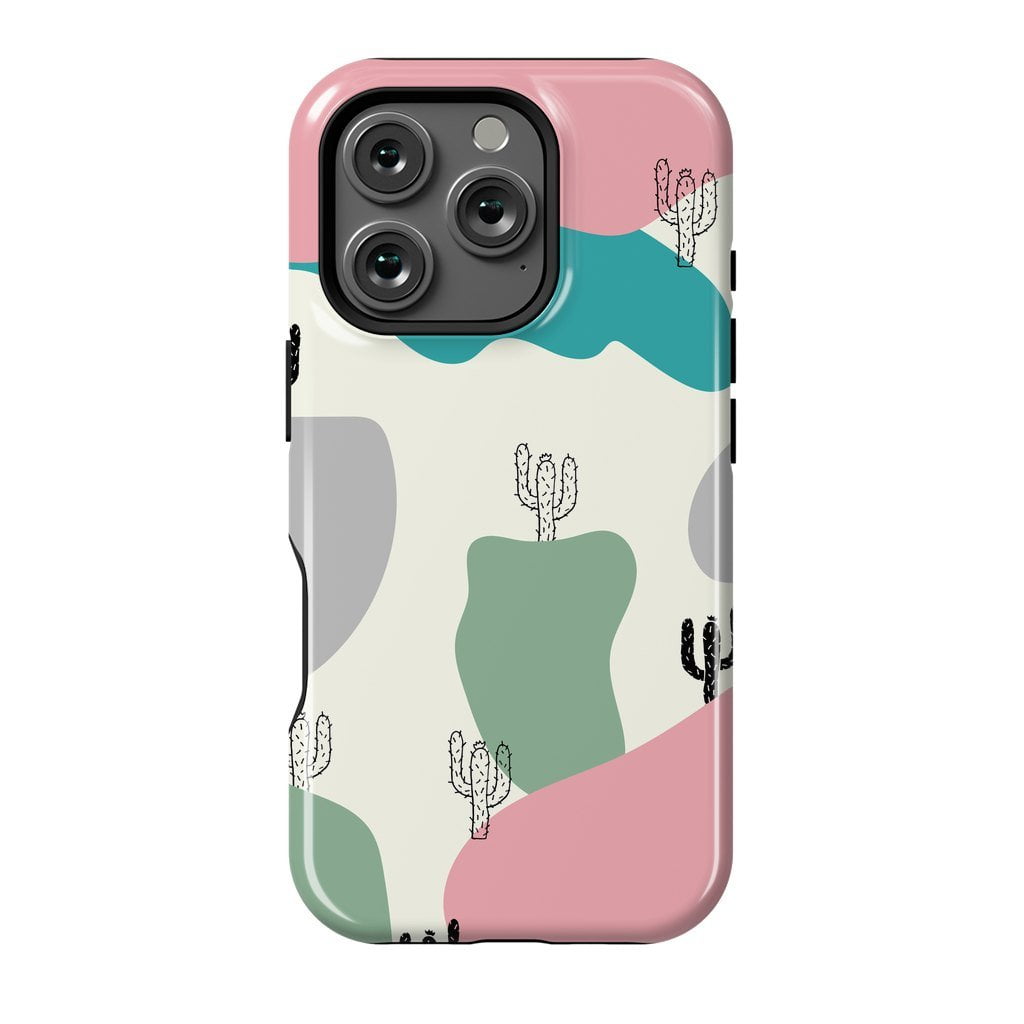 Cactus Phone Case with iPhone 11 to 16 Pro Max Desert Landscape Nature ...