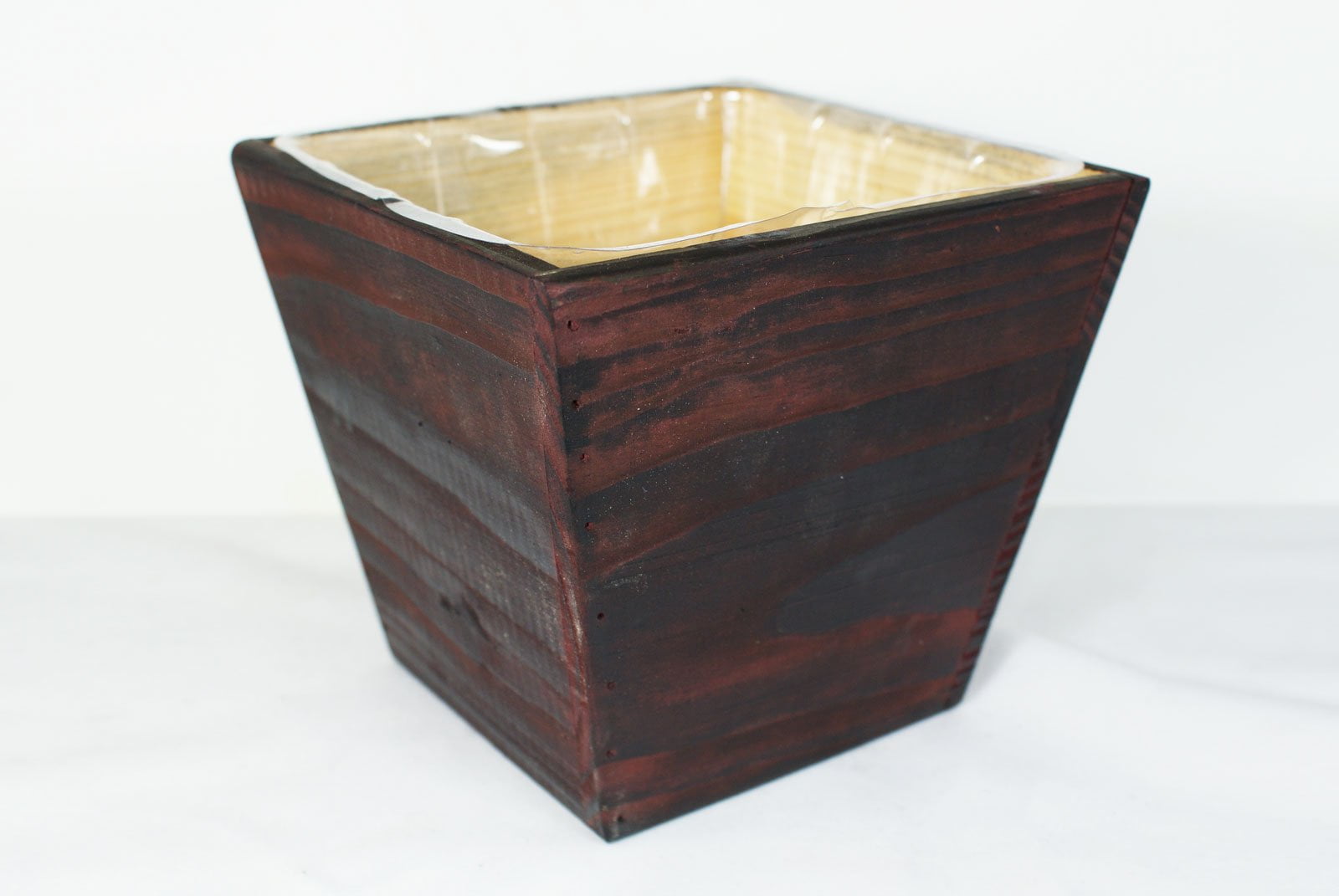 Cactus Plant Bonsai Tree Pot and Planter Wood Tree with Split Plastic ...