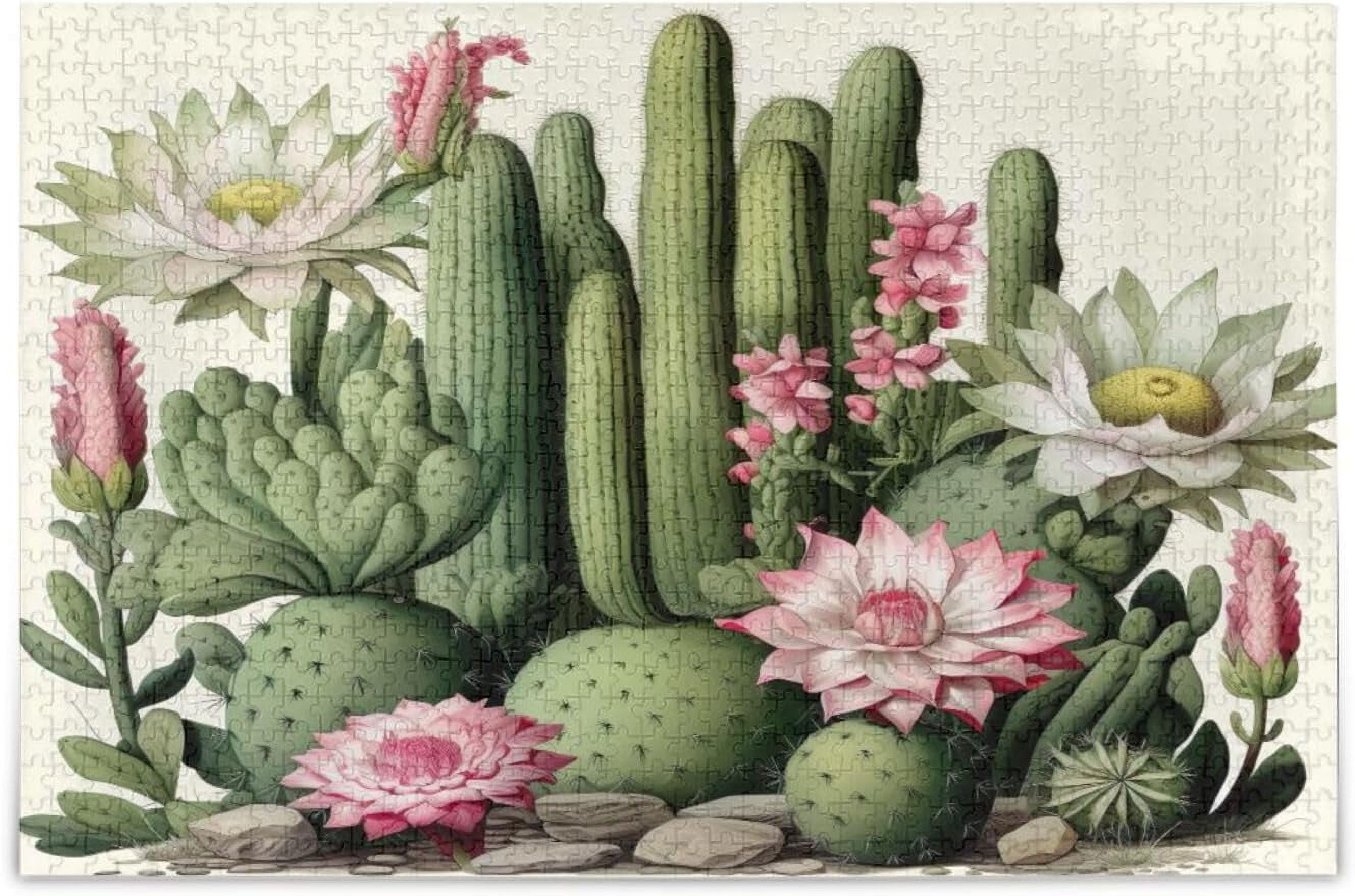 Cactus Plant Jigsaw Puzzles 500 PiecesPuzzles for Adults Family Game ...