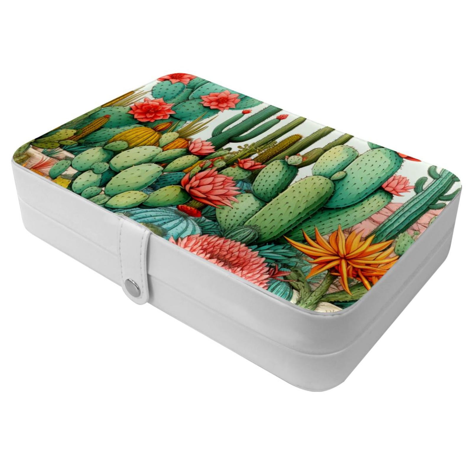 Cactus Plant Travel Jewelry Box - Your Portable Treasure Chest for ...