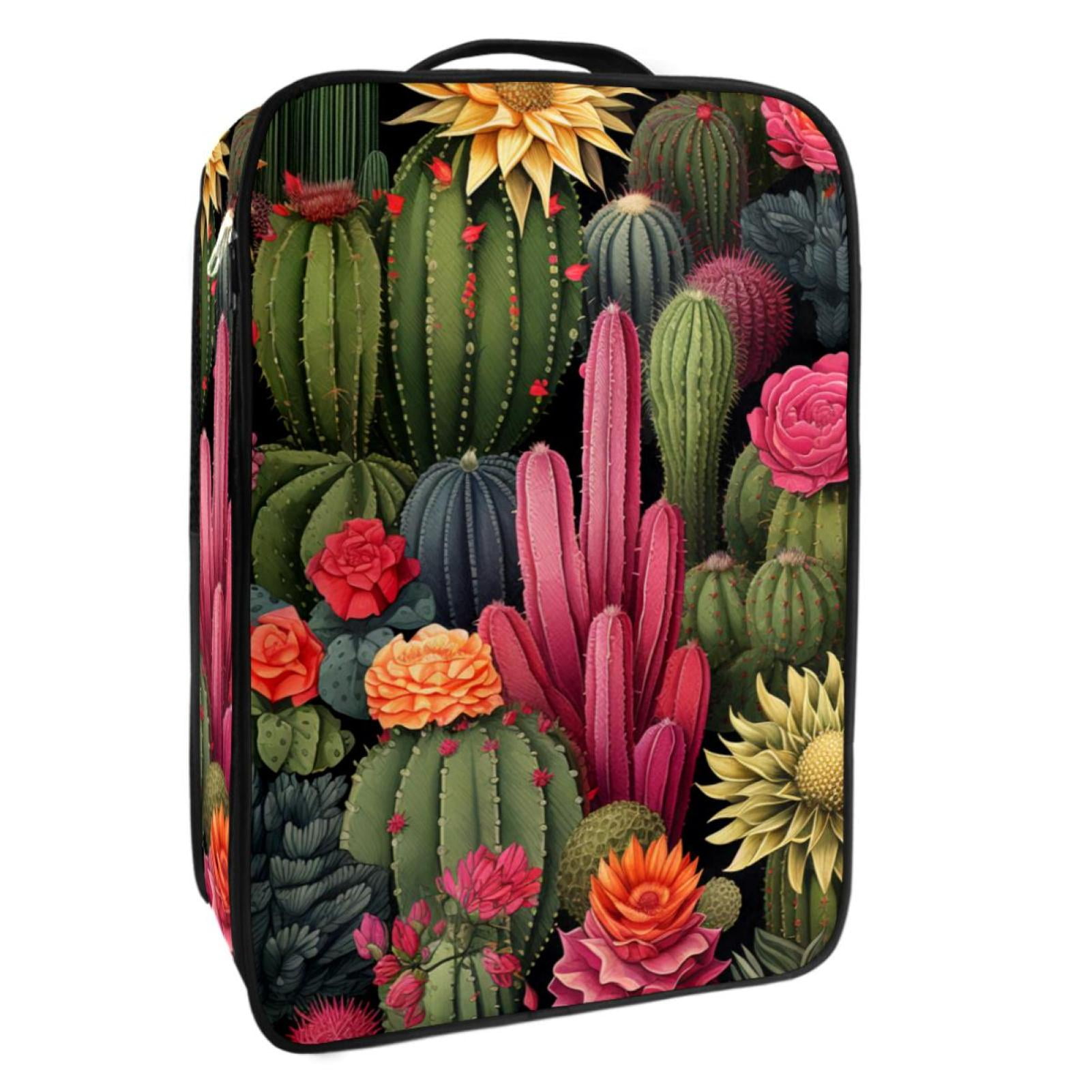 Cactus Polyester Shoe Organizer Box 23x31cm 9x12in | Closet Storage ...