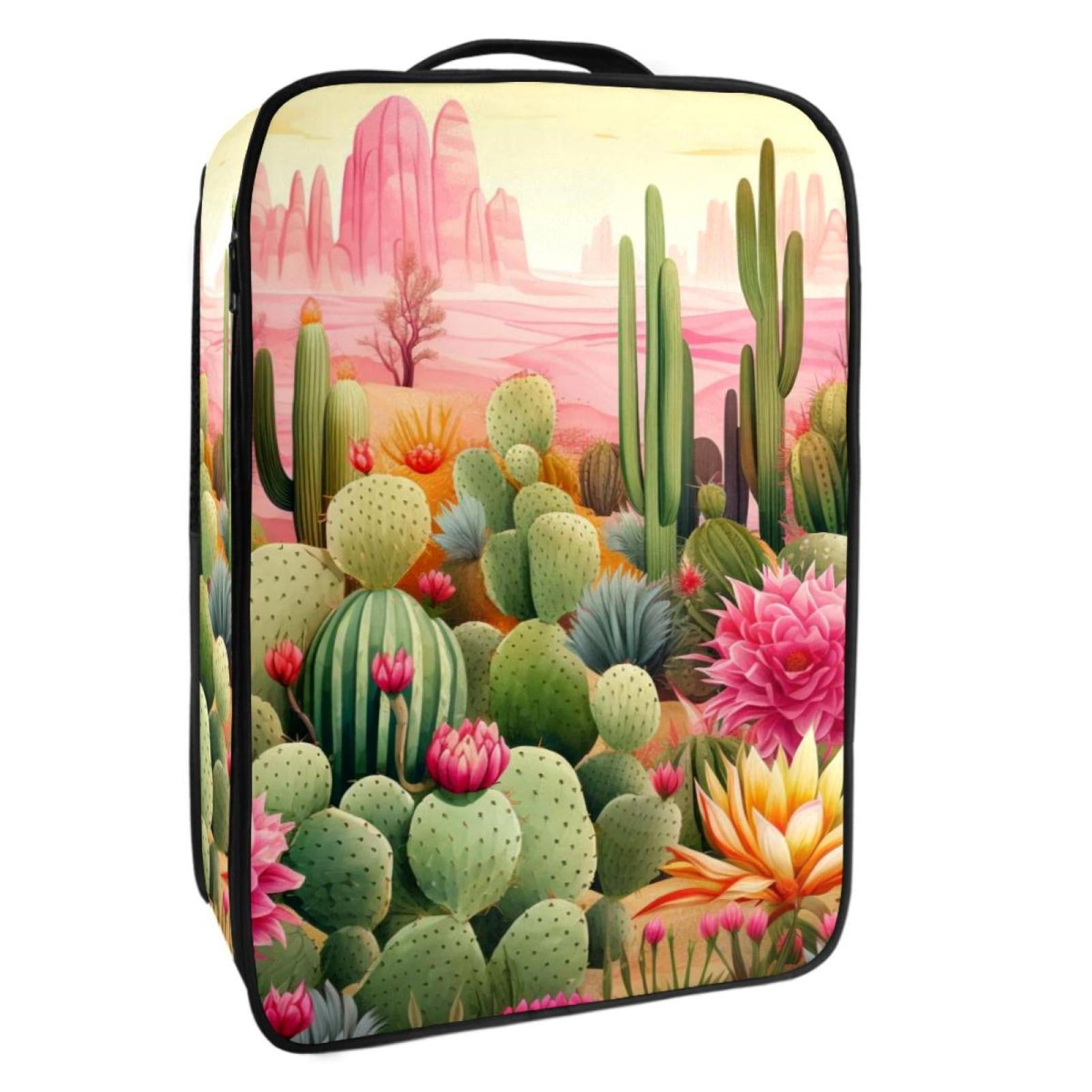 Cactus Polyester Shoe Storage Box Organizer - 23x31cm/9x12in - Closet ...