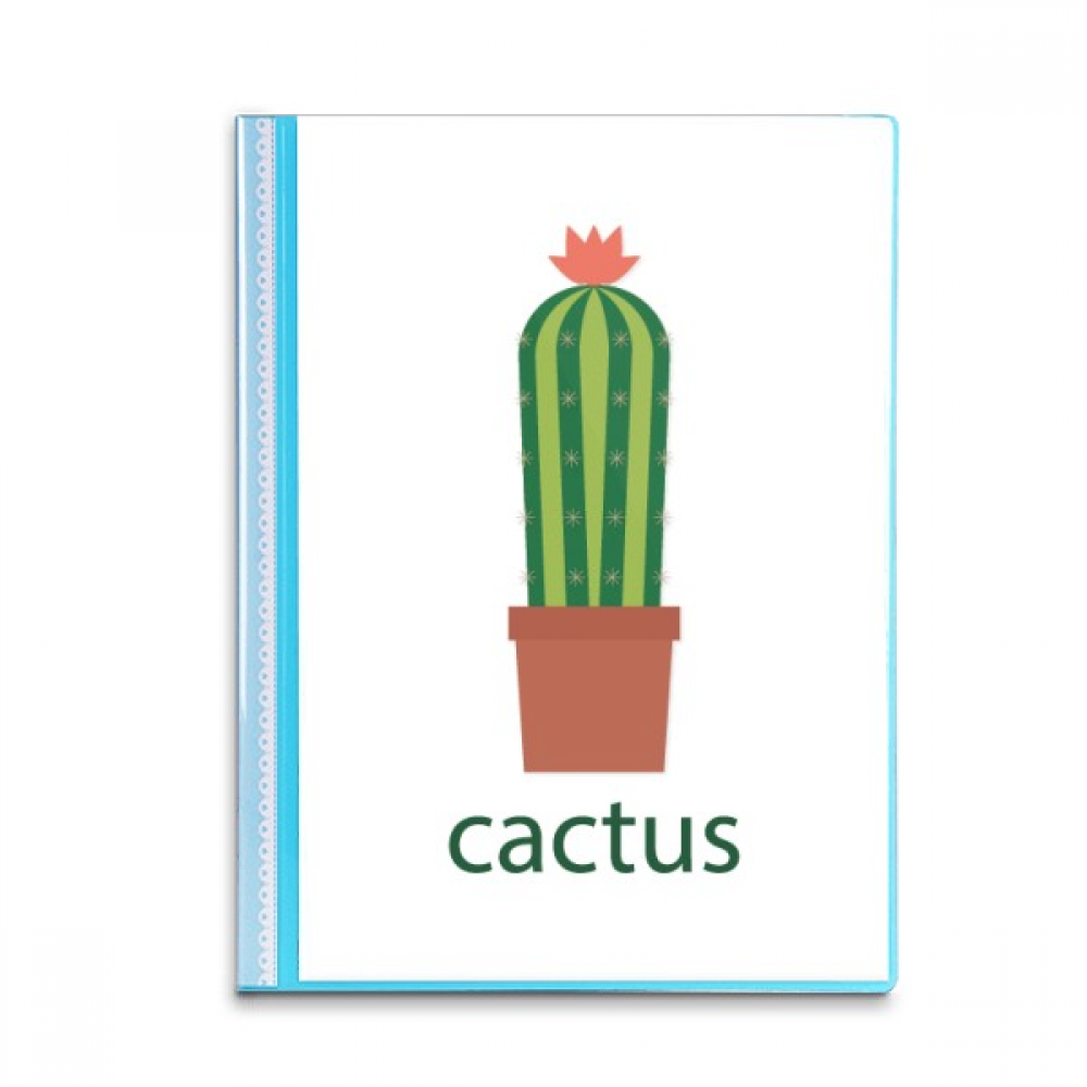 Cactus Potted Green Succulents Book Sheet Protectors Portfolio Binder ...