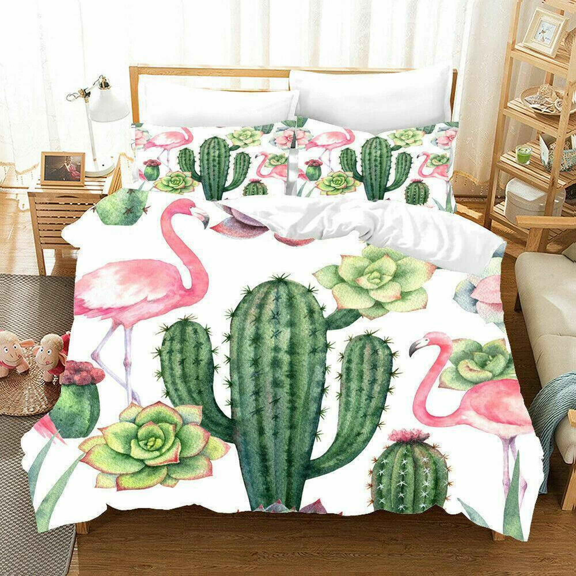 Cactus Quilt Duvet Cover Set Bedspread Home Textiles - Walmart.com