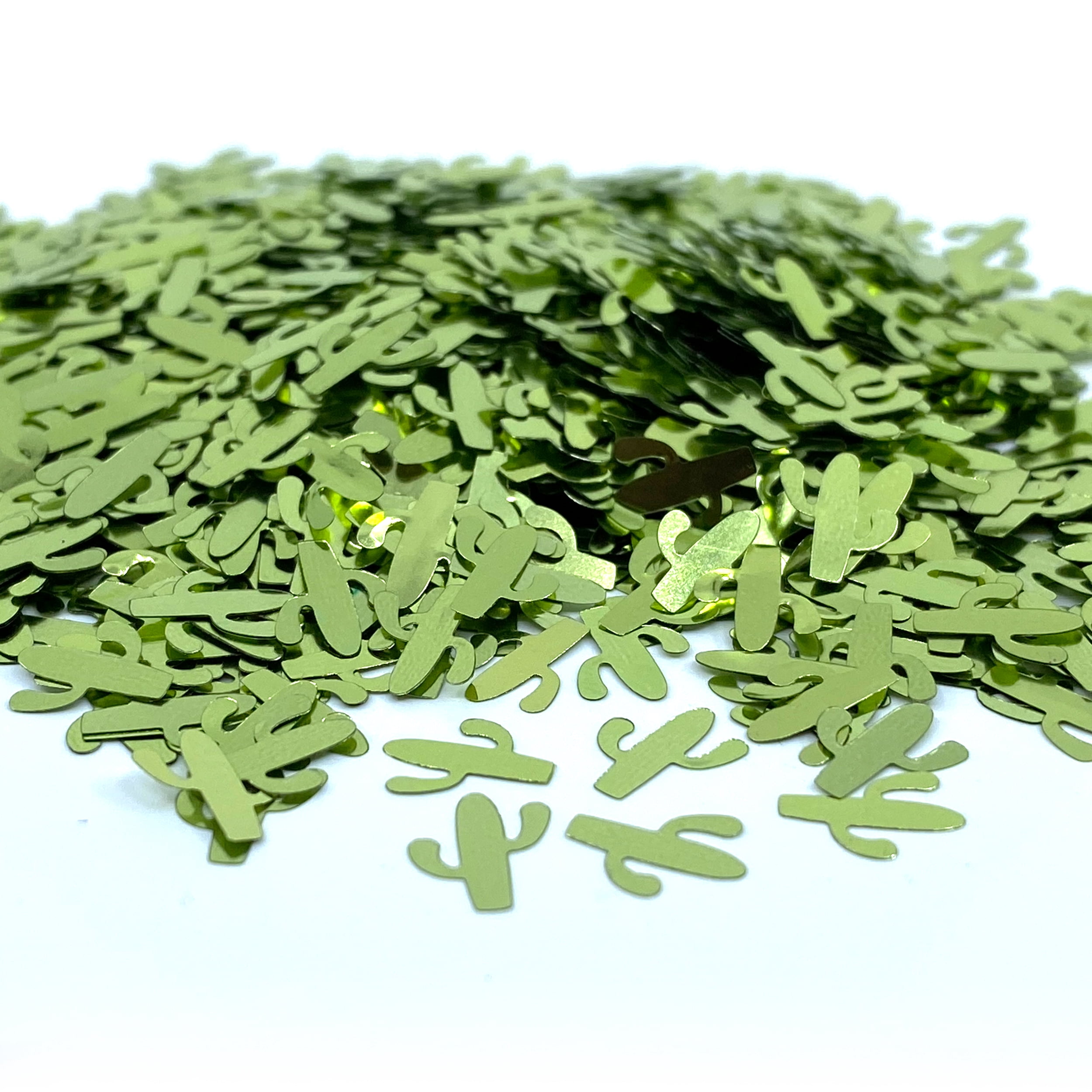 Cactus Shape Glitter Confetti (1oz = 28g) - Walmart.com