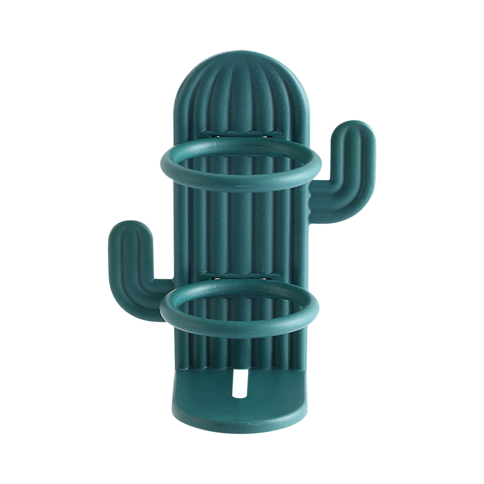 Cactus Shape Wall Mount Toothbrush Holder, No Drill Bathroom Organizer ...