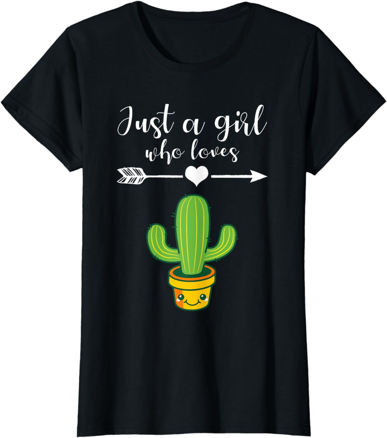 Cactus Shirt Funny Girl I Love Cacti Cactus Lover Gift T-Shirt ...