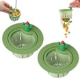 Cactus Sink Drain Strainer, Press to Dump Waste Collector, Extra Thick ...