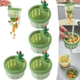 Cactus Sink Strainer, 4PCS Kitchen Sink Drain Basket with Lifting ...