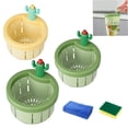 Cactus Sink Strainer Basket, 2026 Multifunctional Cactus Kitchen Sink ...