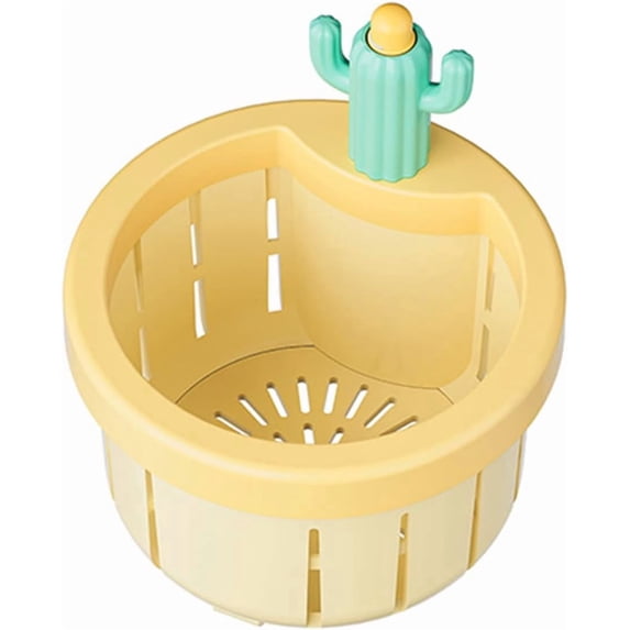 Cactus Sink Strainer Basket, Press to Dump Waste, Multiple Slots ...