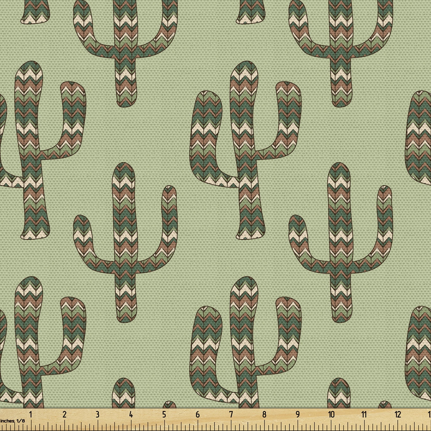 Cactus Sofa Upholstery Fabric by the Yard, Mexican Inspired Indigenous ...