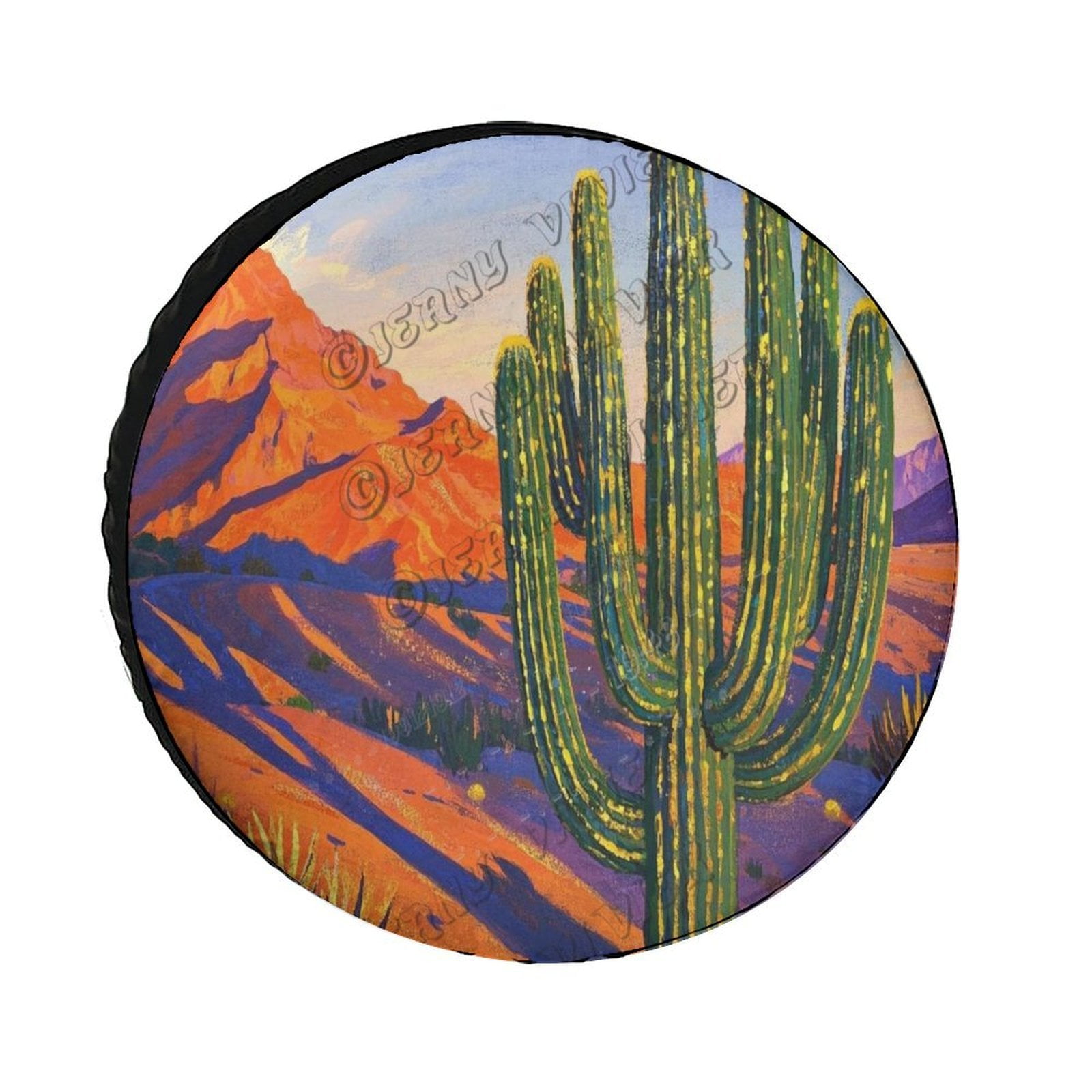 Cactus Spare Tire Cover Wheel Protectors UV-Resistant Weatherproof ...