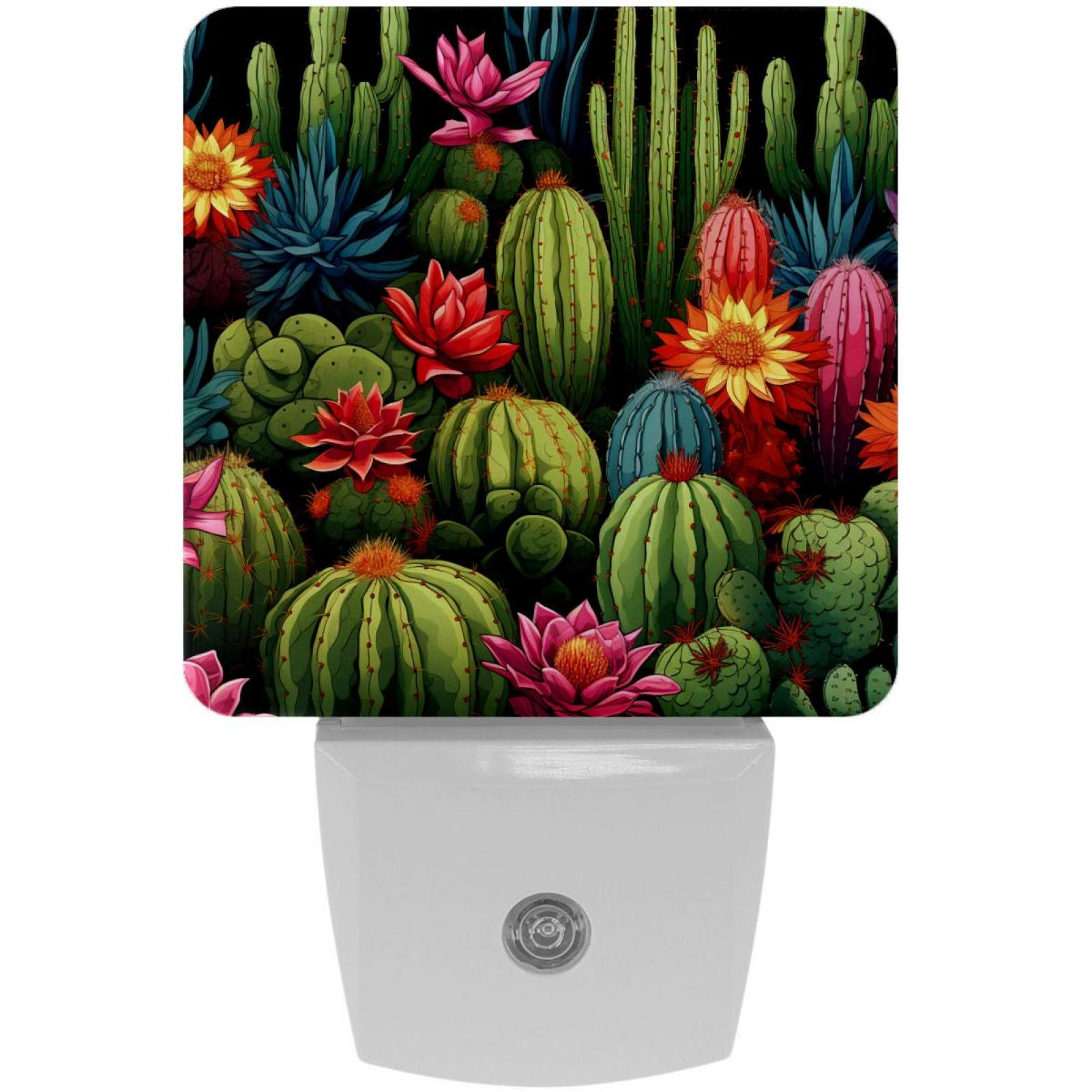 Cactus Square LED Night Lights - Small, Portable Lighting for Any Room ...