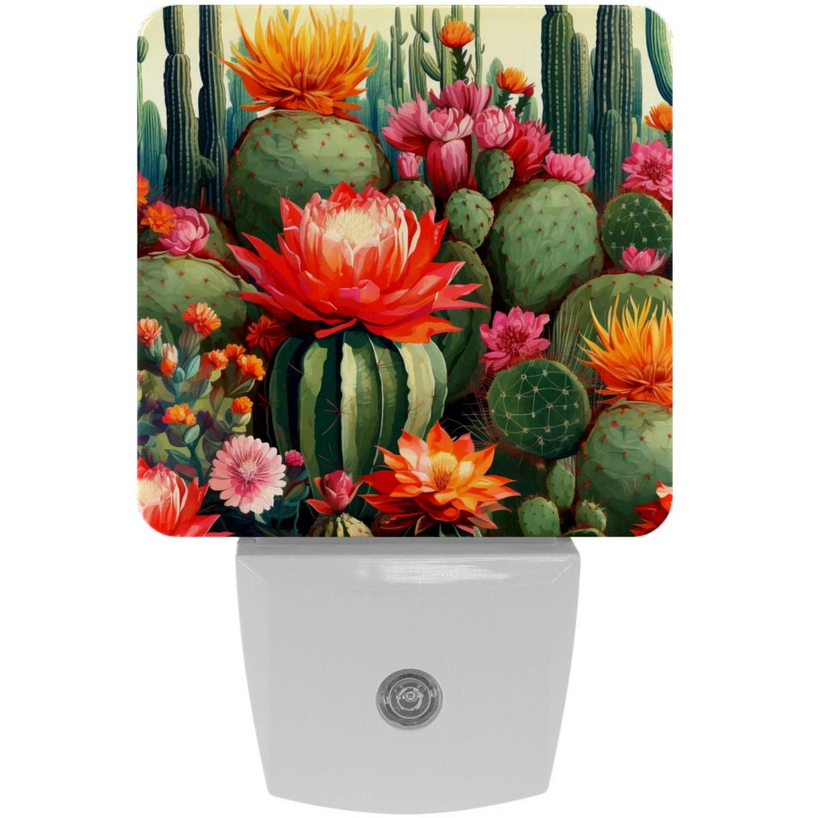Cactus Square LED Night Lights - Small, Portable Lighting for Any Room ...