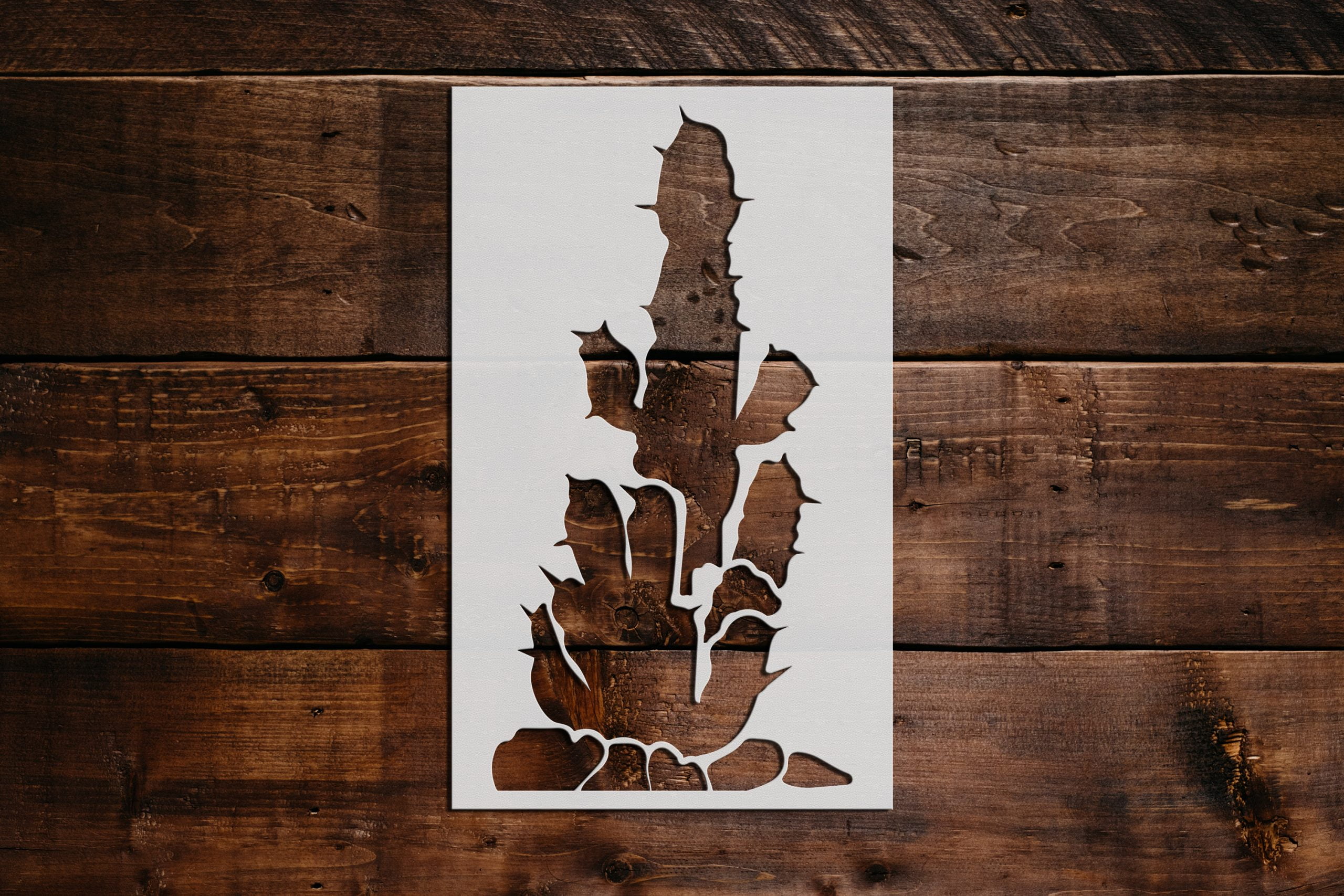 Cactus Stencil - Art and Wall Stencil (15"x45") - Walmart.com