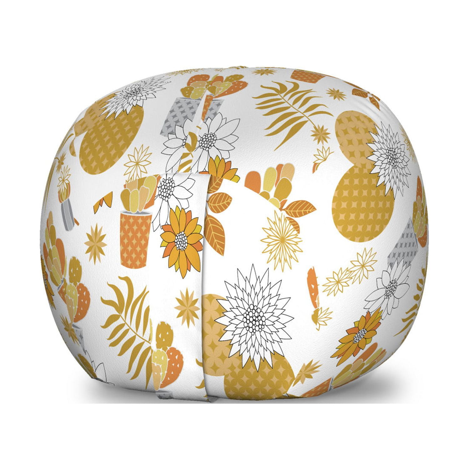 Cactus Storage Toy Bag Chair, Cacti Succulent Garden Plants in Flower ...