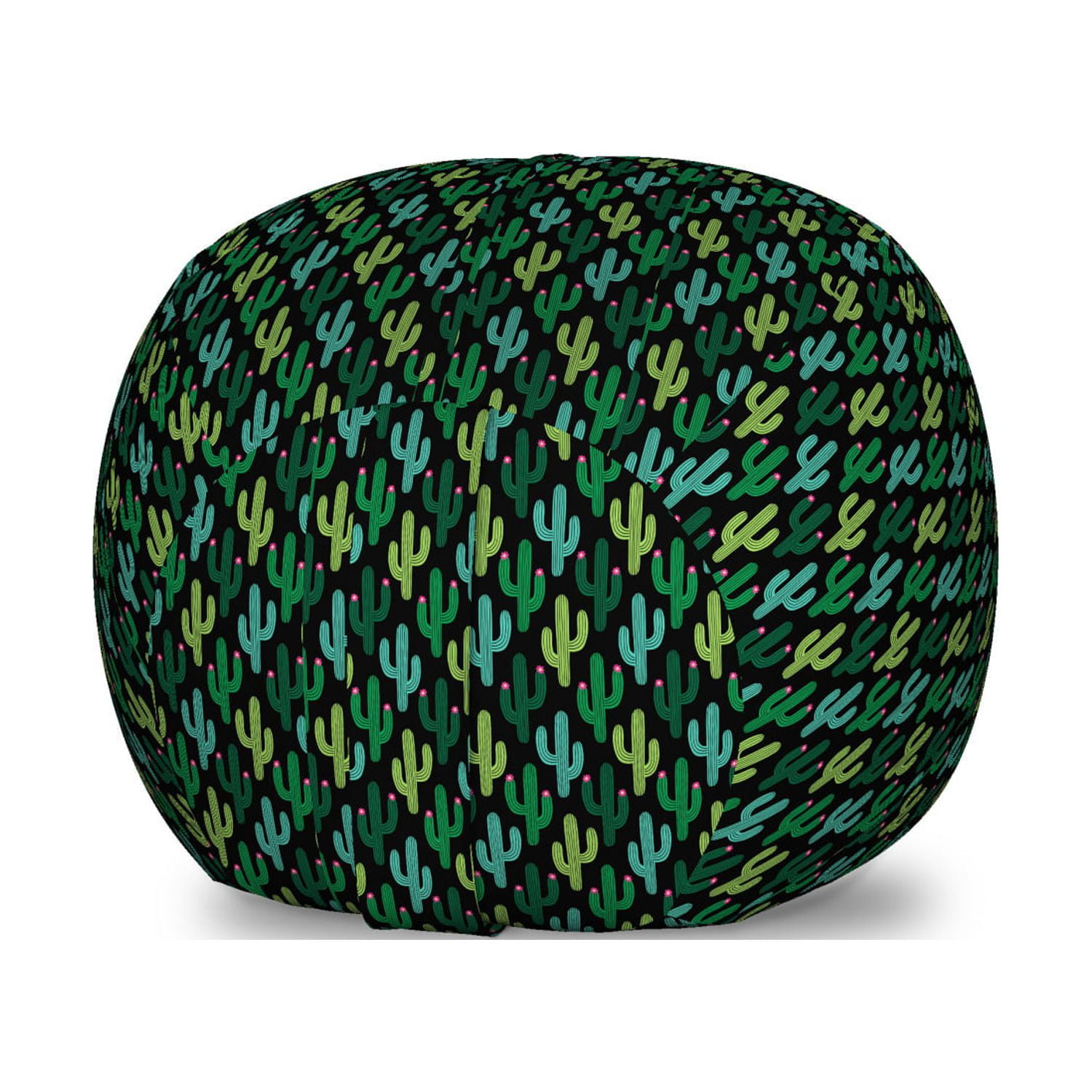 Cactus Storage Toy Bag Chair, Rhythmic Cacti Plants Elements of Warm ...