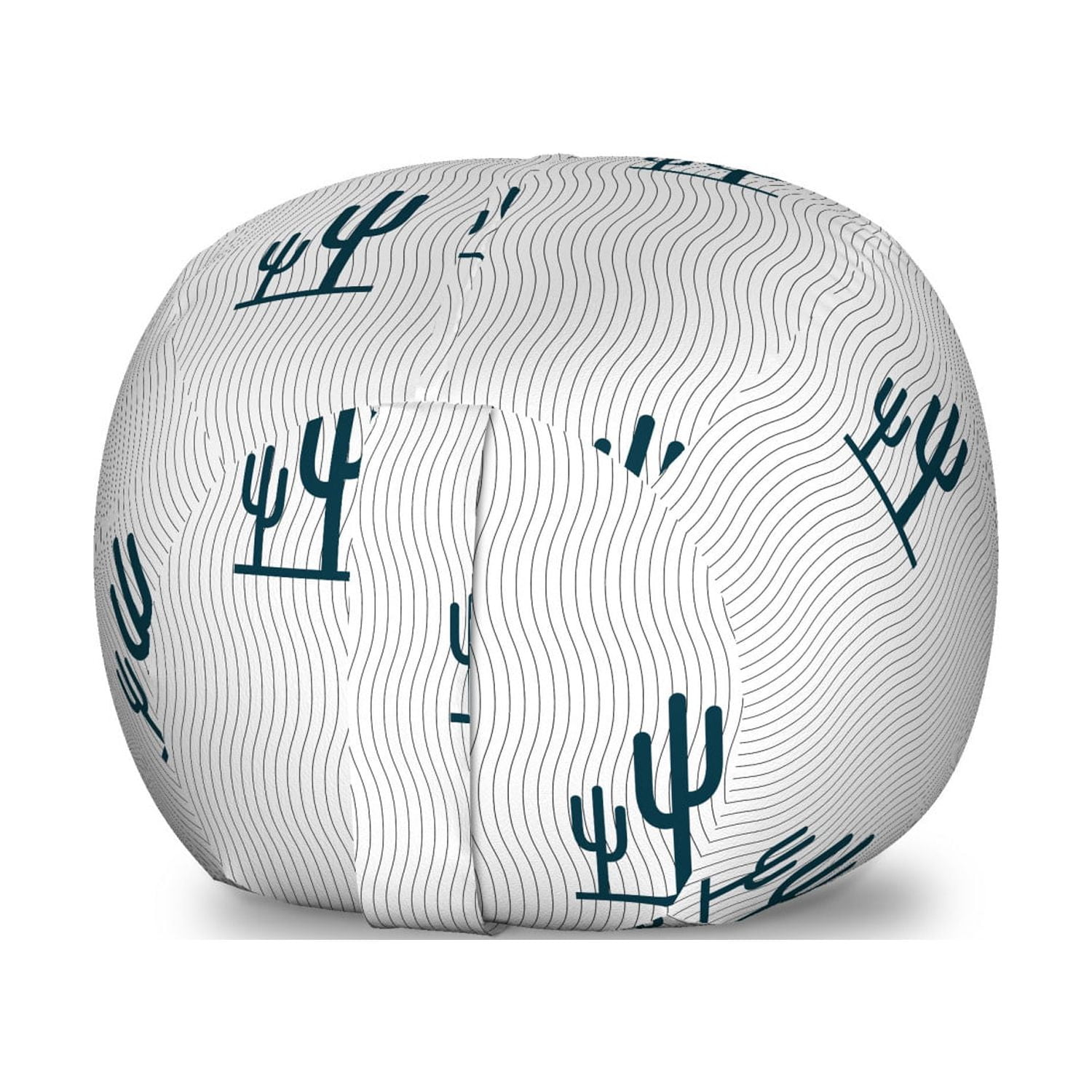 Cactus Storage Toy Bag Chair, Saguaro Cactus on a Curving Vertical ...