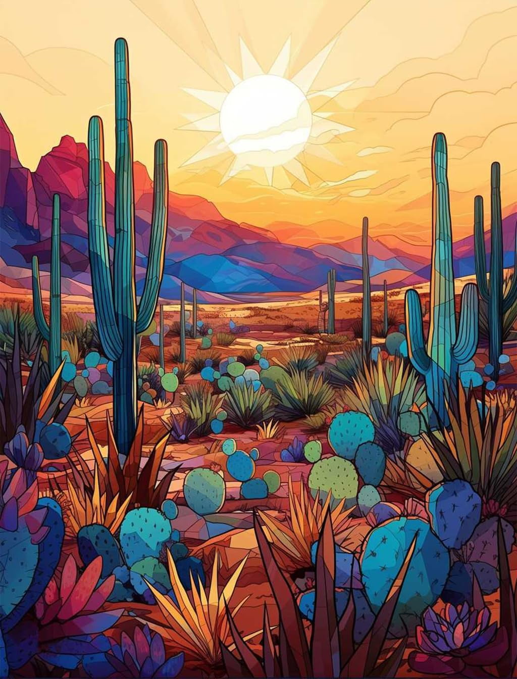 Cactus Succulent 500 Pieces Puzzle for Adults Educational Intellectual ...