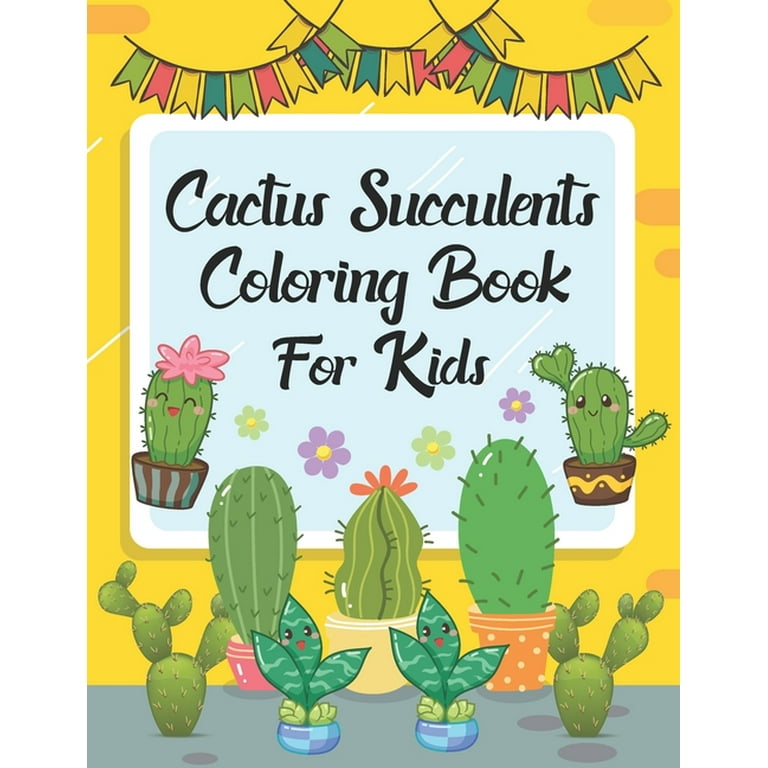 desert cactus coloring pages