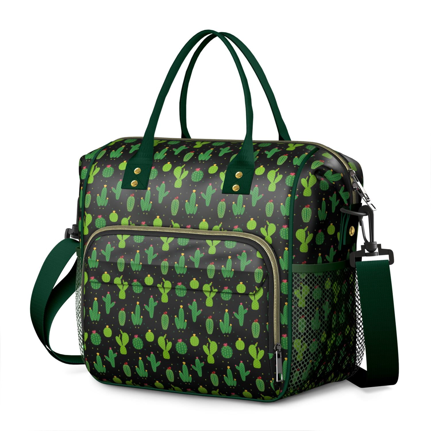 Cactus Succulents Insulated Lunch Tote – Leakproof Dual Compartment ...