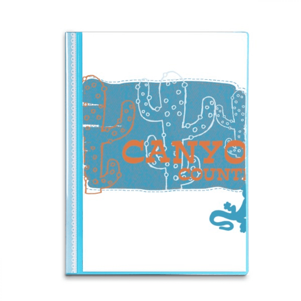 Cactus Succulents Potted Book Sheet Protectors Portfolio Binder Folder ...