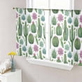 Cactus Summer Sheer Curtains for Living Room Bedroom Watercolor ...