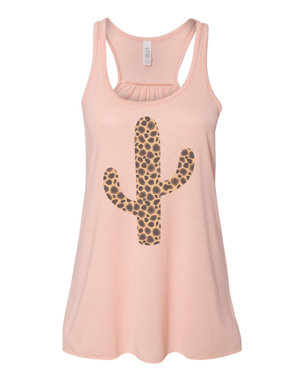 "Cactus Tank Top, Leopard Cactus, Soft Bella Tank, Racerback, Cactus ...