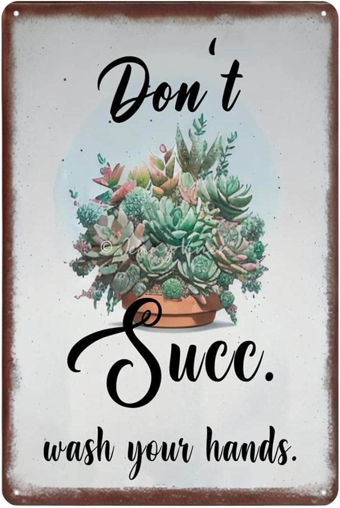 Cactus Theme Wall Decor Cactus Lovers Gift Rustic Farmhouse Sign ...