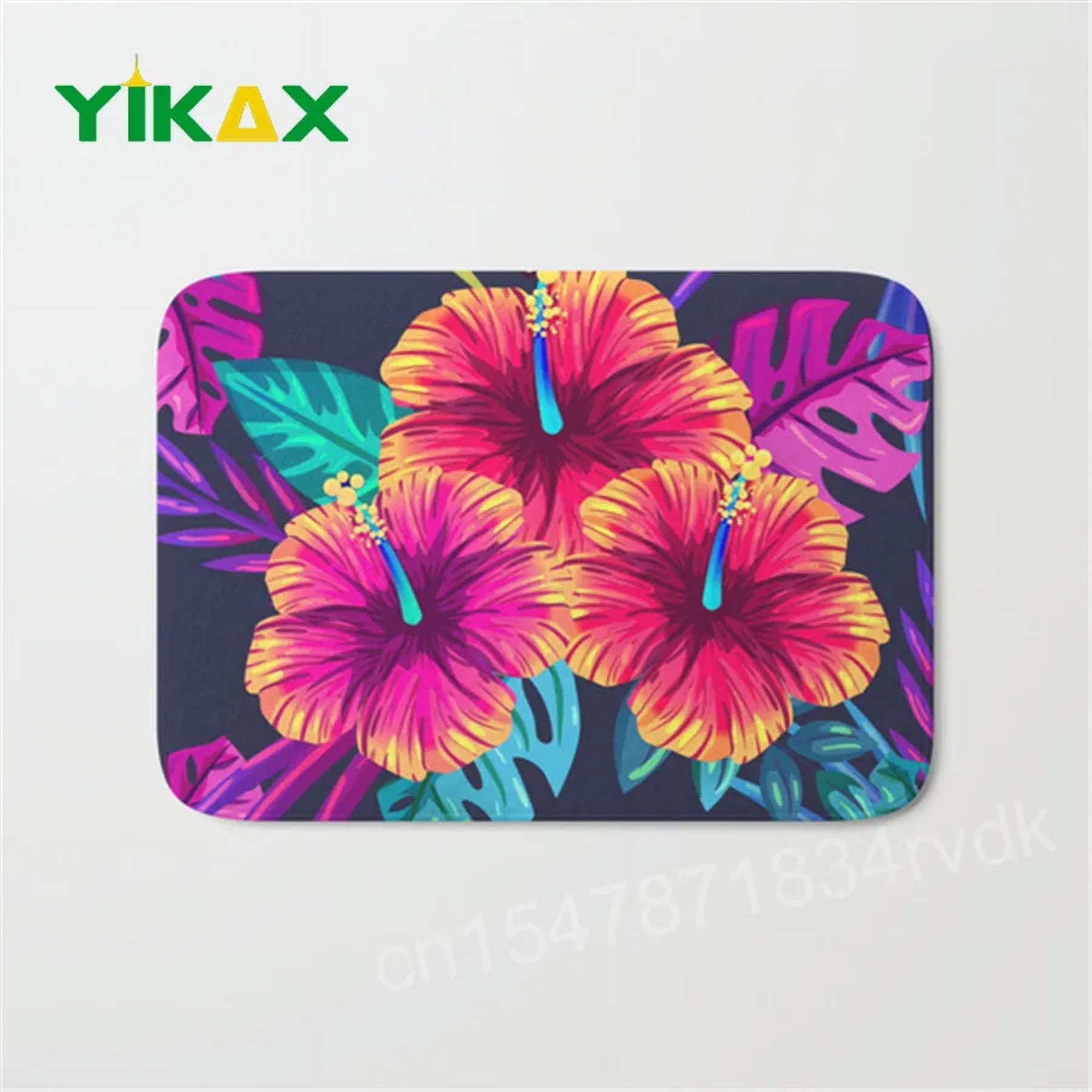 Cactus Tropical Plant Flowers Entrance Door Mat Anti-Slip Door Mat ...