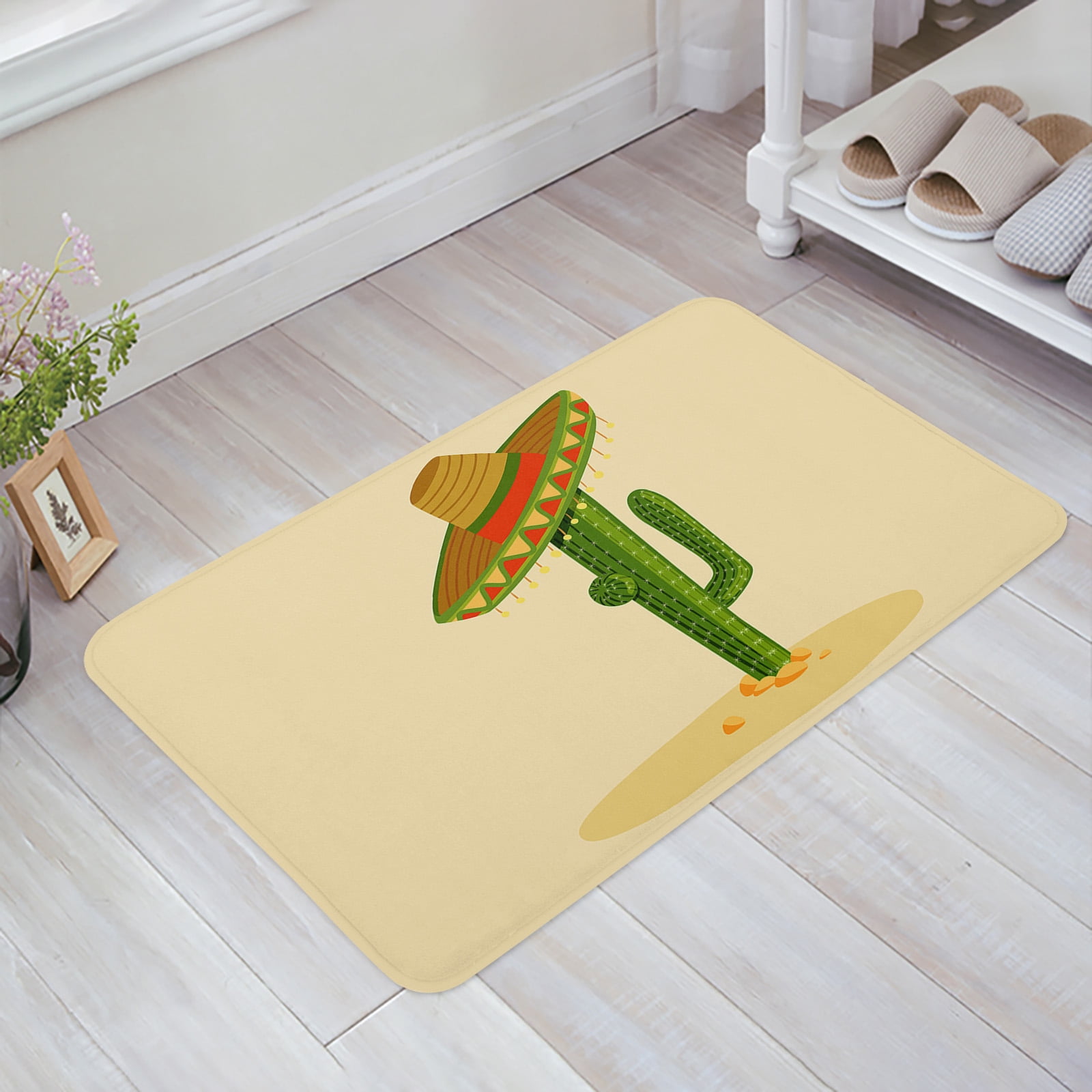 Cactus Tropical Plants Bathroom Mat Corridor Carpet Kitchen Mat ...