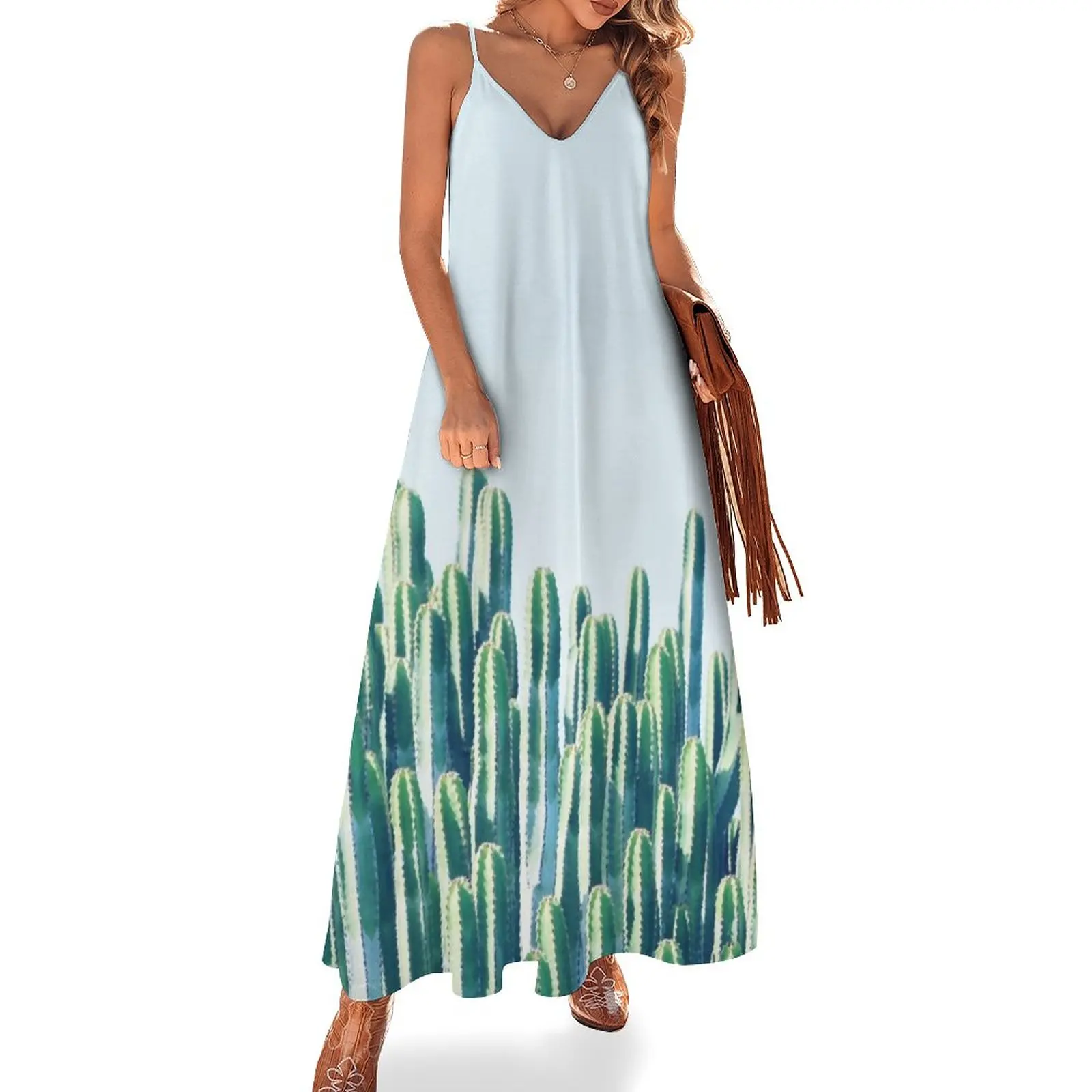 Cactus V2 #redbubble #home #lifestyle #buyart #decor Sleeveless Dress ...
