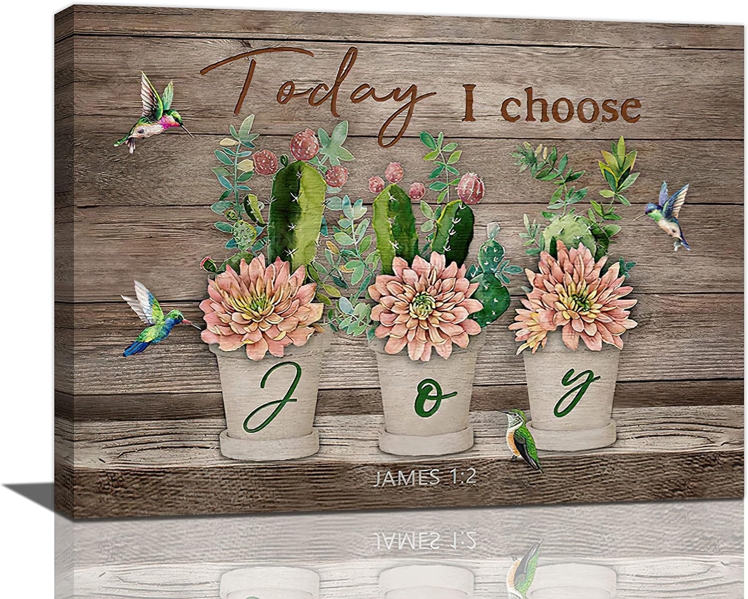 Cactus Wall Art Farmhouse Cactus Succulent Bathroom Wall Decor Bible ...