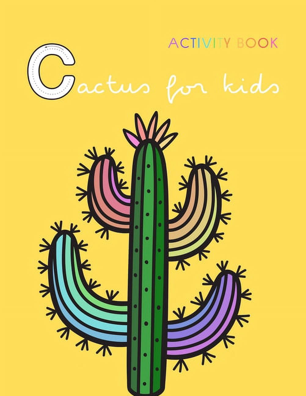 Cactus for kids Activity book : A funny cactus activity book for kids ...